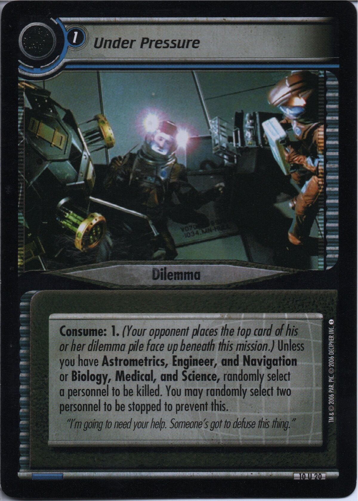 Under Pressure Cl Cardguide Wiki Fandom