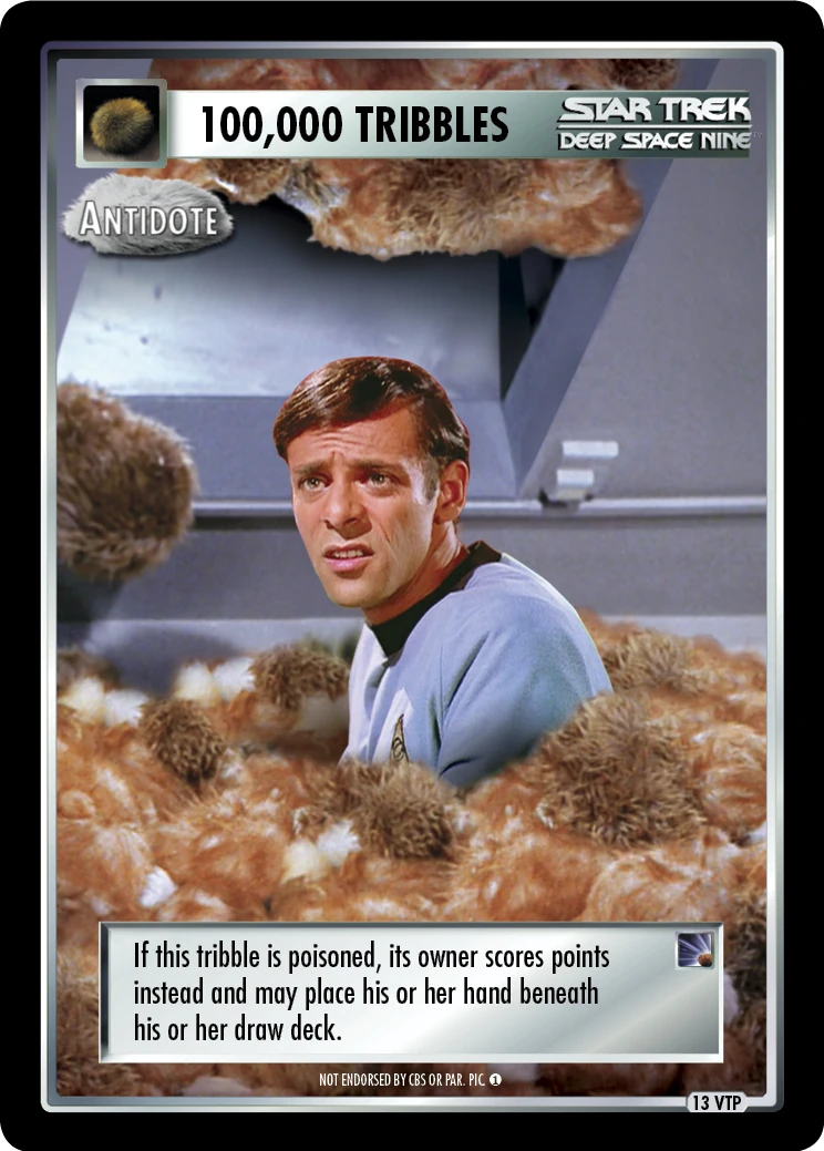 100,000 Tribbles - Antidote (VP) | CardGuide Wiki | Fandom