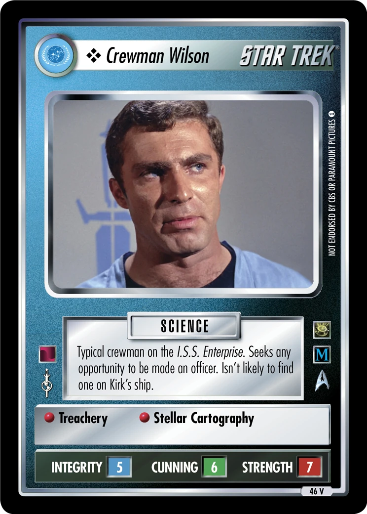 Crewman Wilson (CRS) | CardGuide Wiki | Fandom