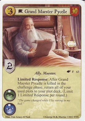 Grand Maester Pycelle (TRS) (2P) | CardGuide Wiki | Fandom
