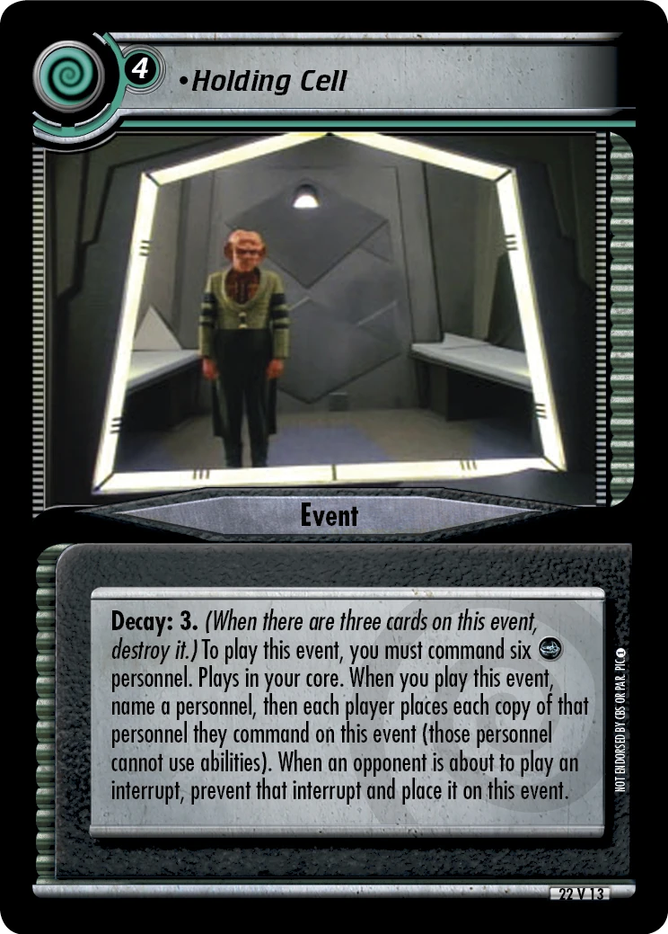 Holding Cell (Errata 2) (PP) | CardGuide Wiki | Fandom