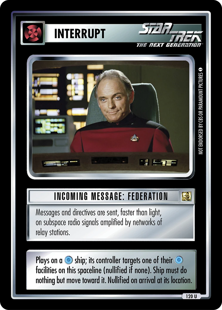 Incoming Message: Federation (PR) | CardGuide Wiki | Fandom
