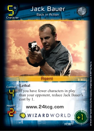 Jack Bauer - Back in Action (P) (P1) | CardGuide Wiki | Fandom