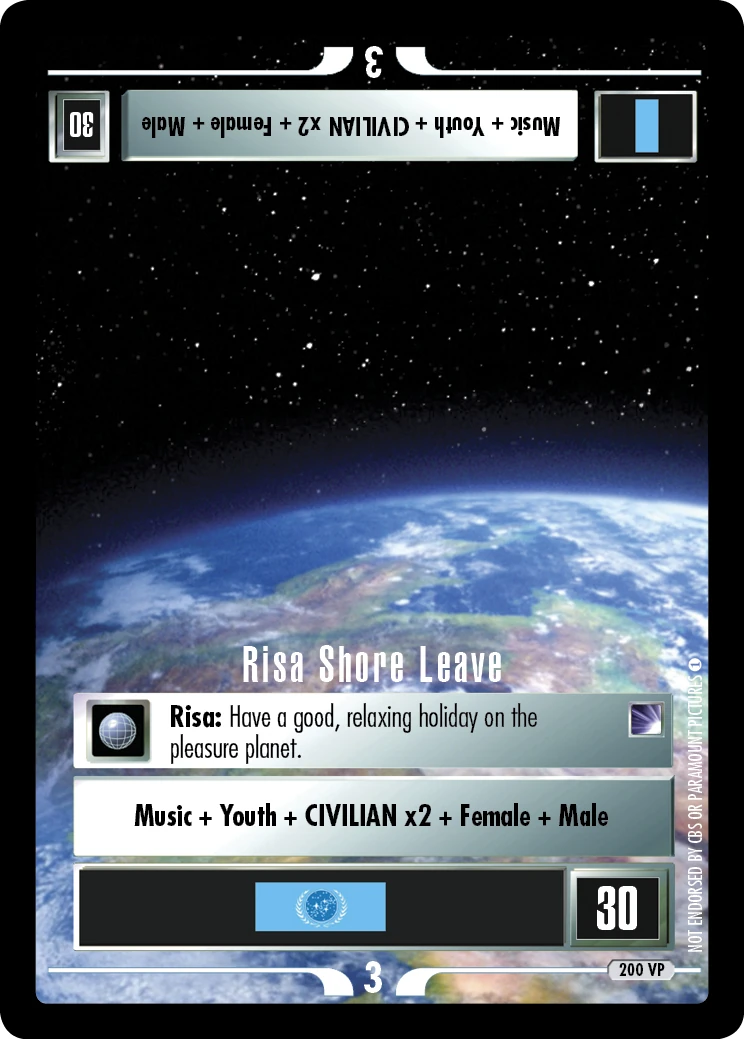 Risa Shore Leave (VP) | CardGuide Wiki | Fandom