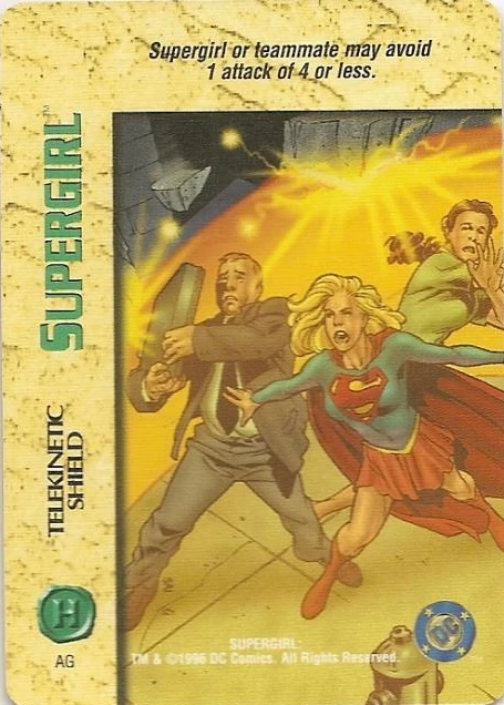 Supergirl - Telekinetic Shield (DCOP) | CardGuide Wiki | Fandom