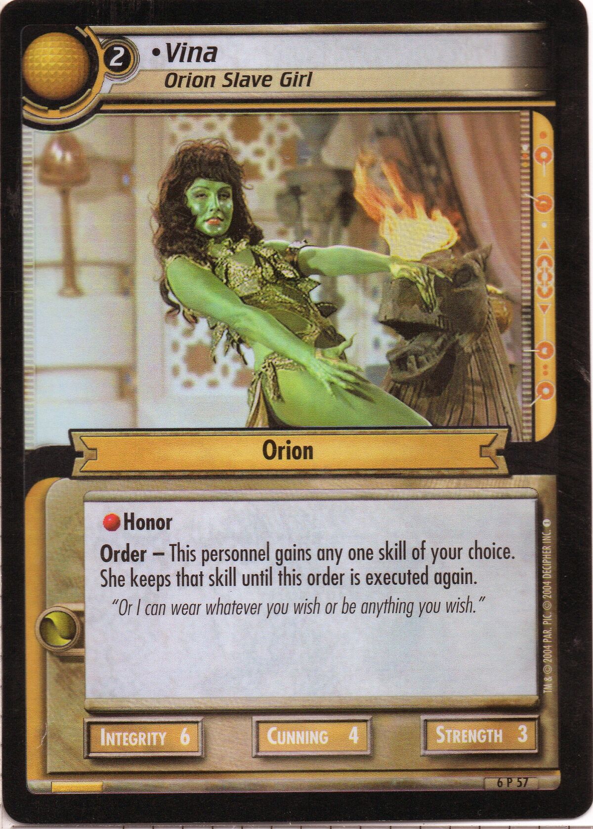 Vina Orion Slave Girl Rf2 Cardguide Wiki Fandom