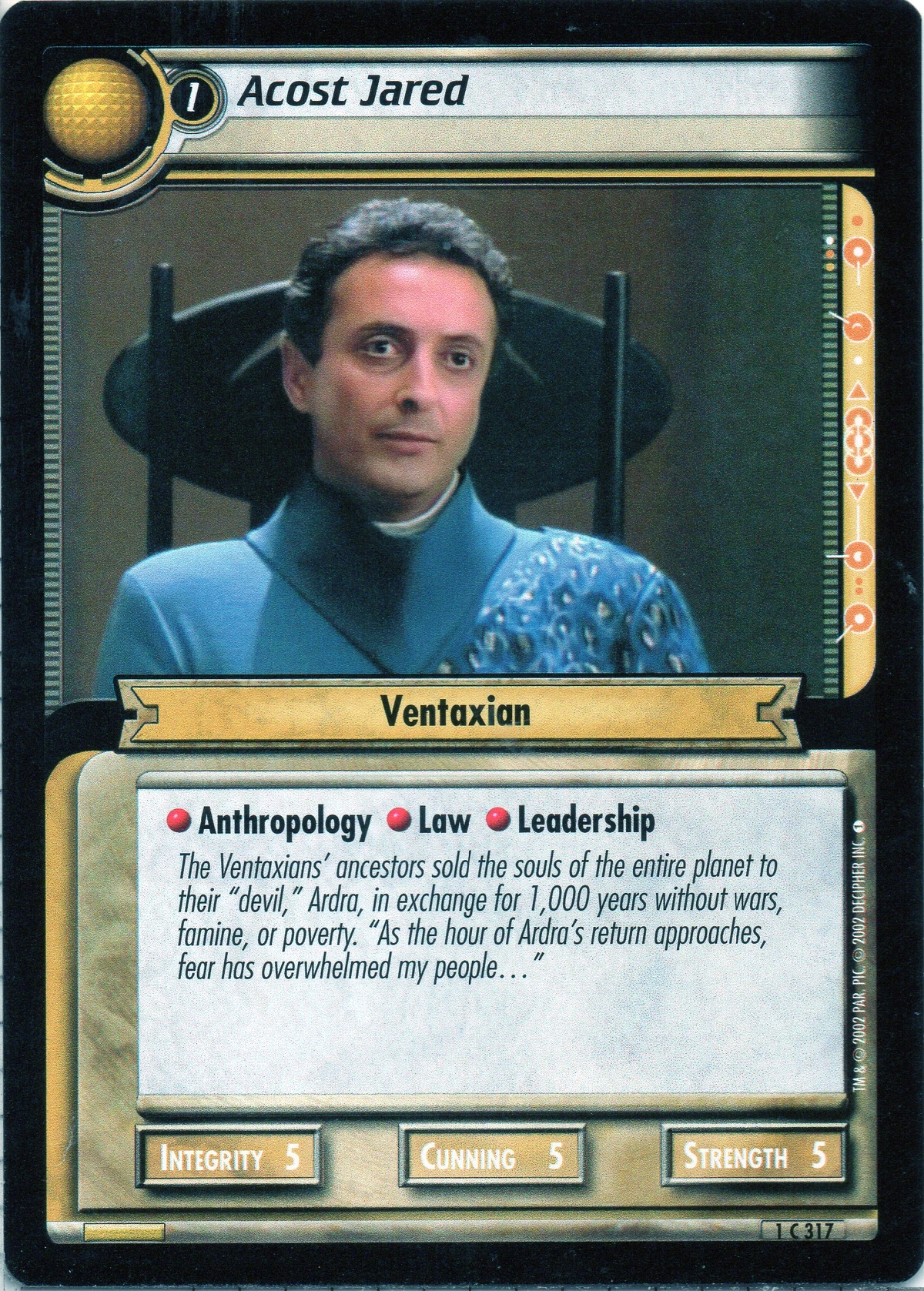 Acost Jared (2E) | CardGuide Wiki | Fandom