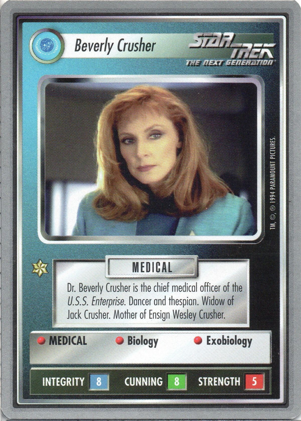 Beverly Crusher (CT) | CardGuide Wiki | Fandom