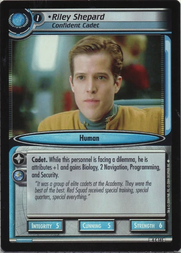 Riley Shepard - Confident Cadet (NE) | CardGuide Wiki | Fandom