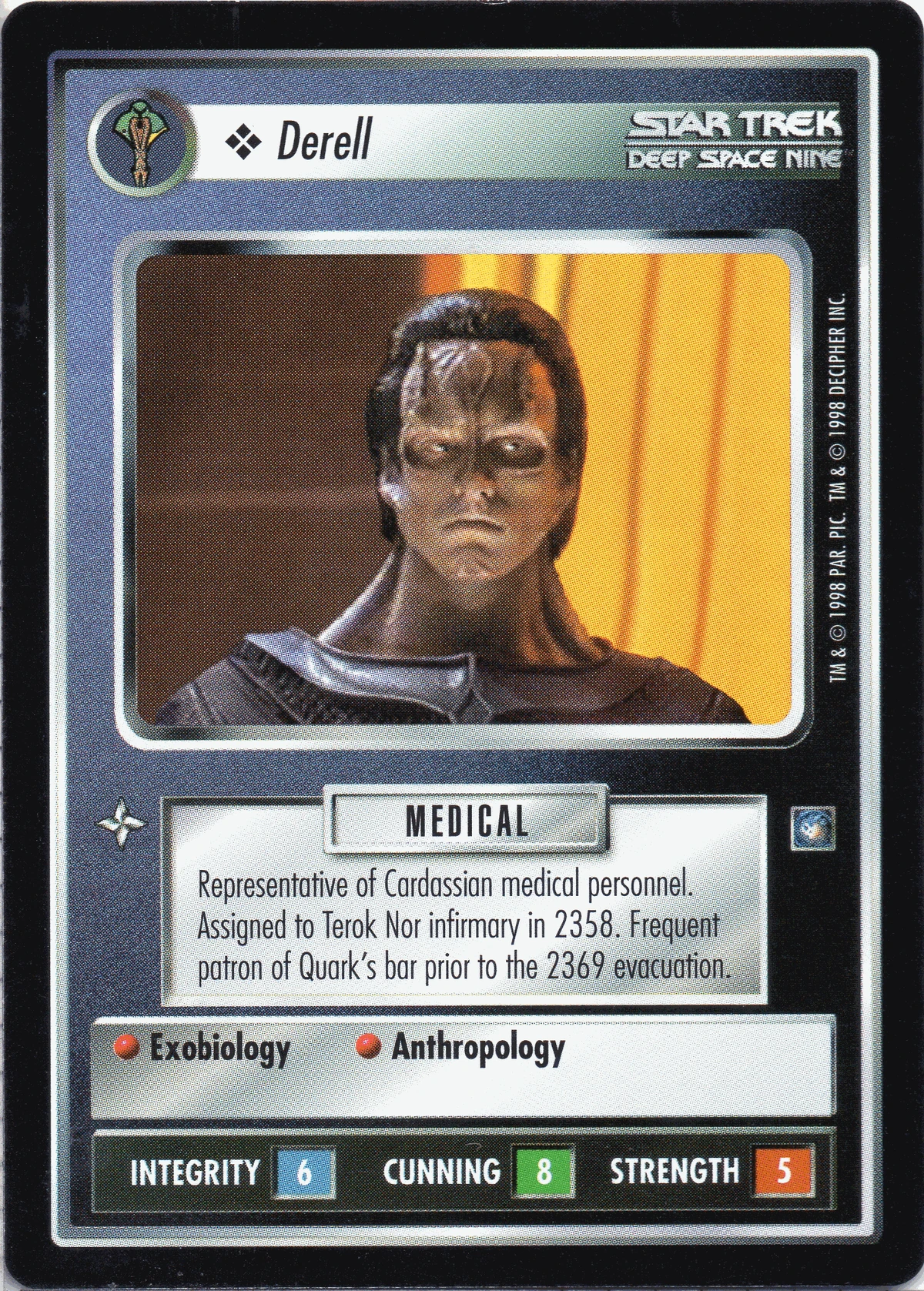 Derell (DS9) | CardGuide Wiki | Fandom