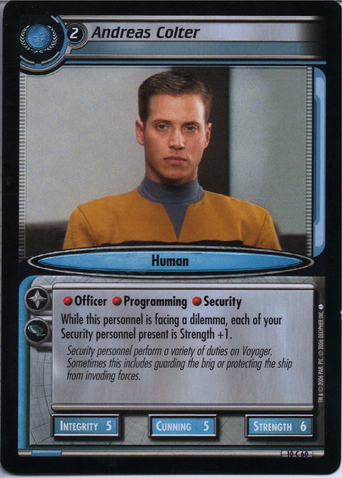 Andreas Colter Cl Cardguide Wiki Fandom