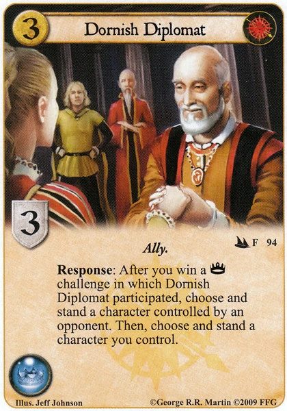 Dornish Diplomat (S&S) | CardGuide Wiki | Fandom