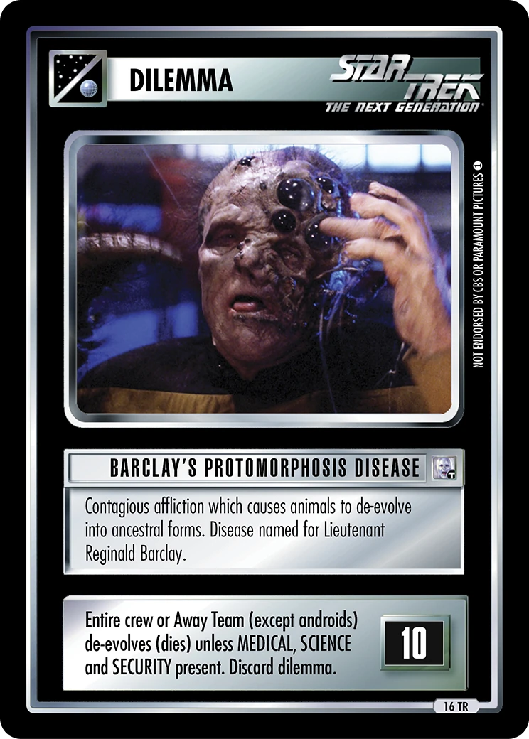 Barclay's Protomorphosis Disease (PT) | CardGuide Wiki | Fandom