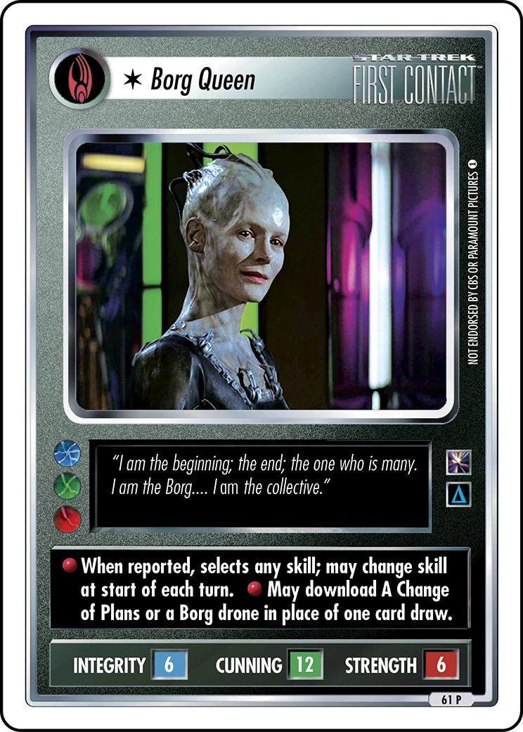 Borg Queen (61P) | CardGuide Wiki | Fandom