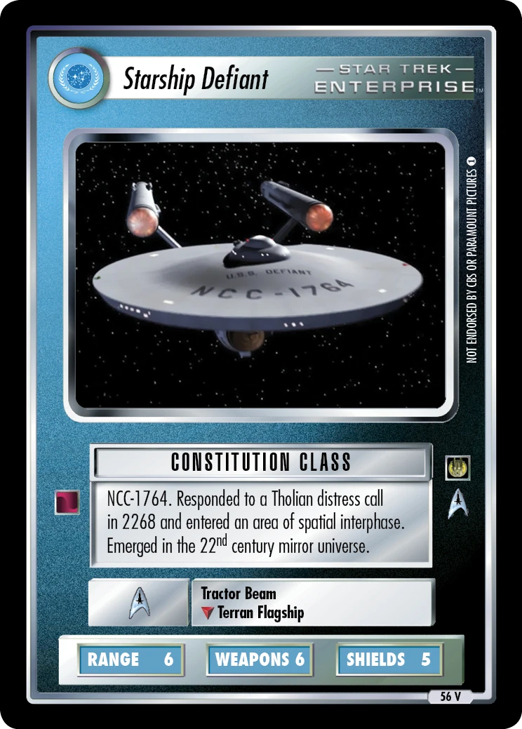 Starship Defiant (TE) | CardGuide Wiki | Fandom