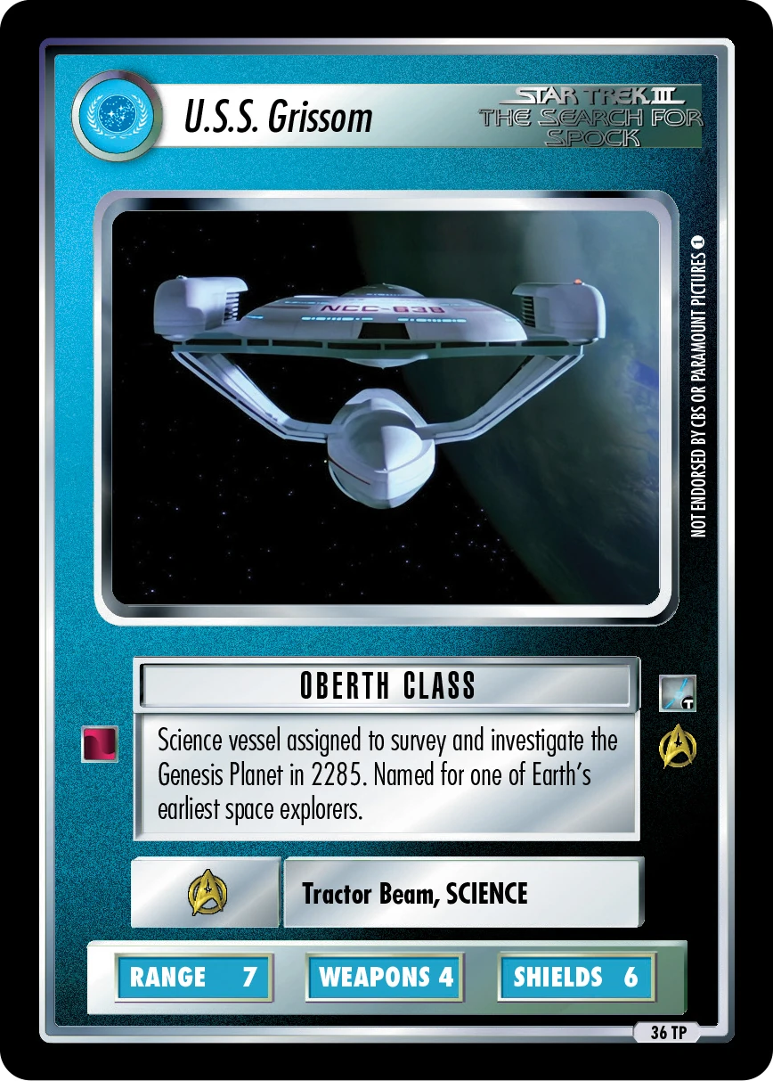 U.S.S. Grissom (AGT Tr) | CardGuide Wiki | Fandom