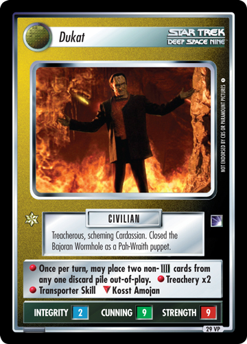 Dukat Vp Cardguide Wiki Fandom