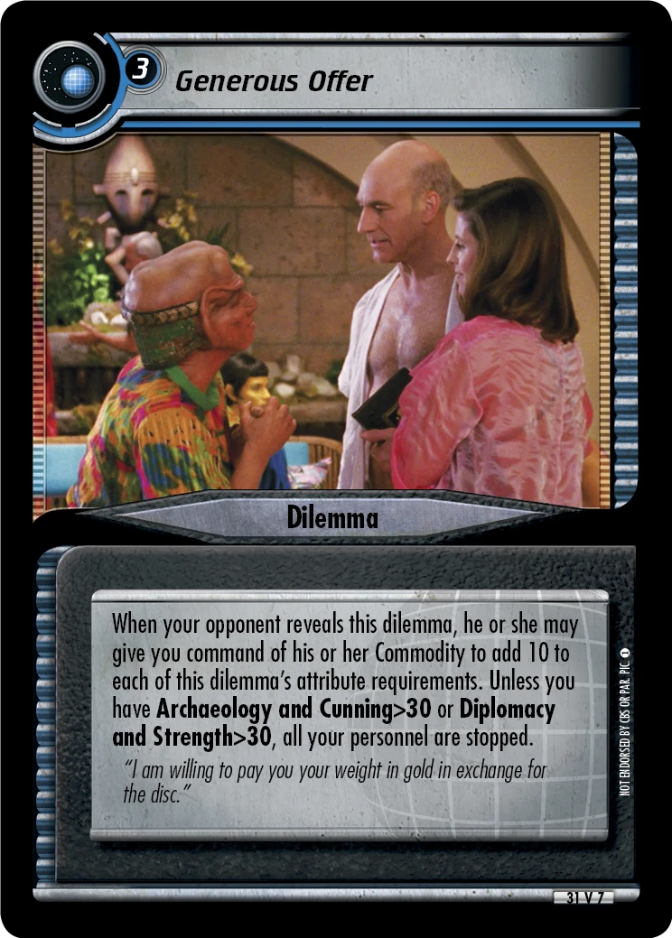 Generous Offer (BoT) | CardGuide Wiki | Fandom