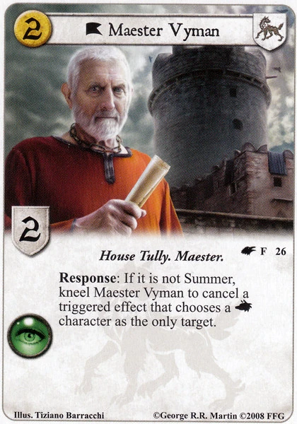 Maester Vyman | CardGuide Wiki | Fandom