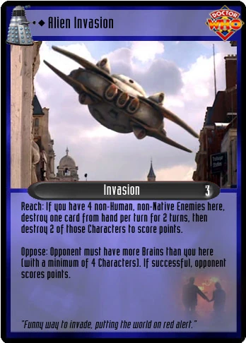 Alien Invasion (T9D) | CardGuide Wiki | Fandom