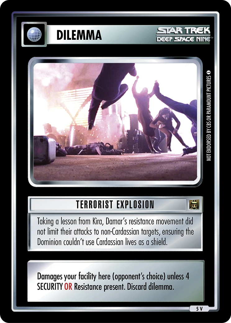 Terrorist Explosion (DoW) | CardGuide Wiki | Fandom