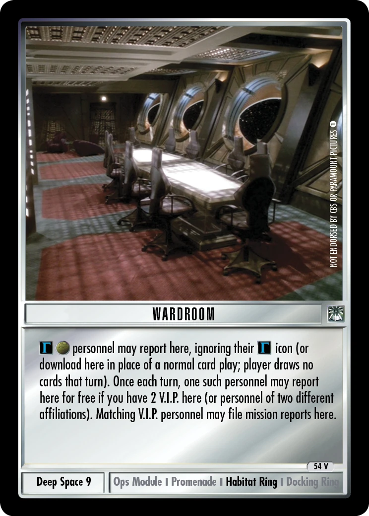 Wardroom (TGQ) | CardGuide Wiki | Fandom