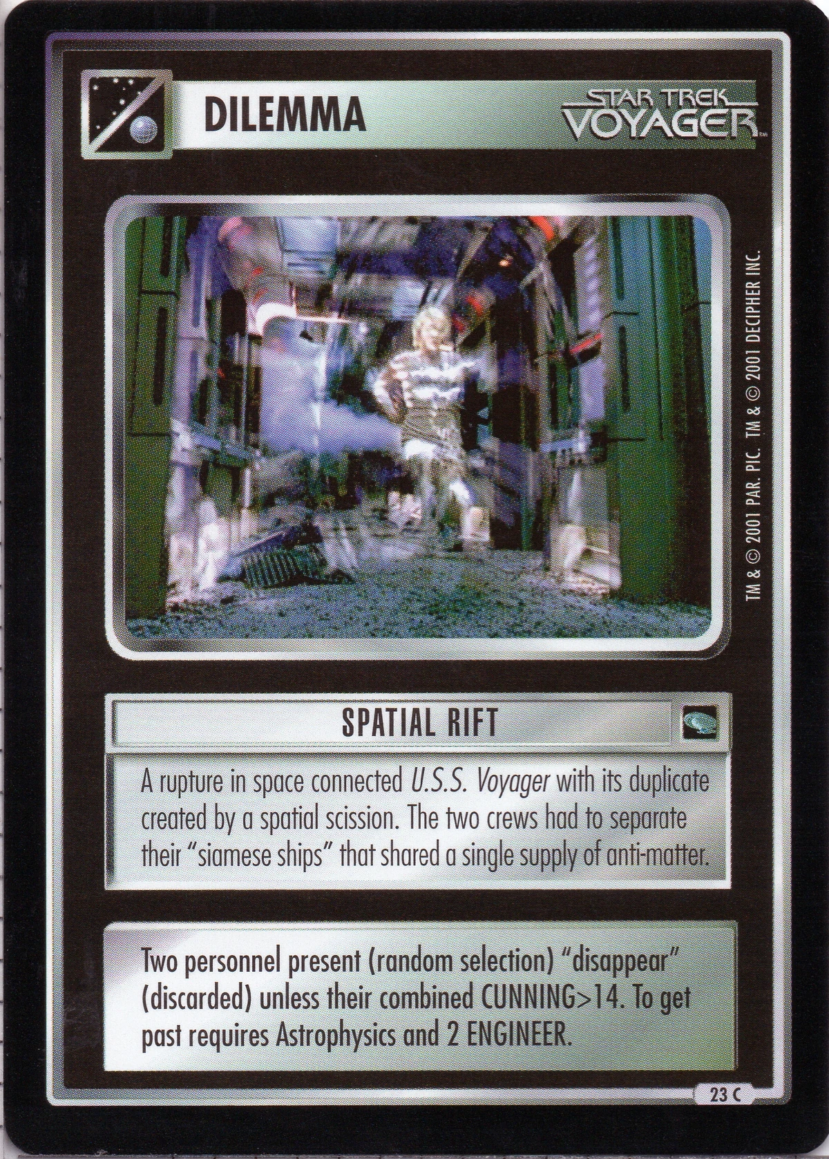 Spatial Rift (VOY) | CardGuide Wiki | Fandom