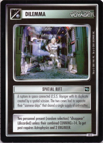 Spatial Rift (VOY) | CardGuide Wiki | Fandom