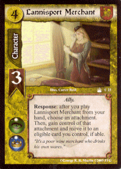 Lannisport Merchant (ARoK) | CardGuide Wiki | Fandom