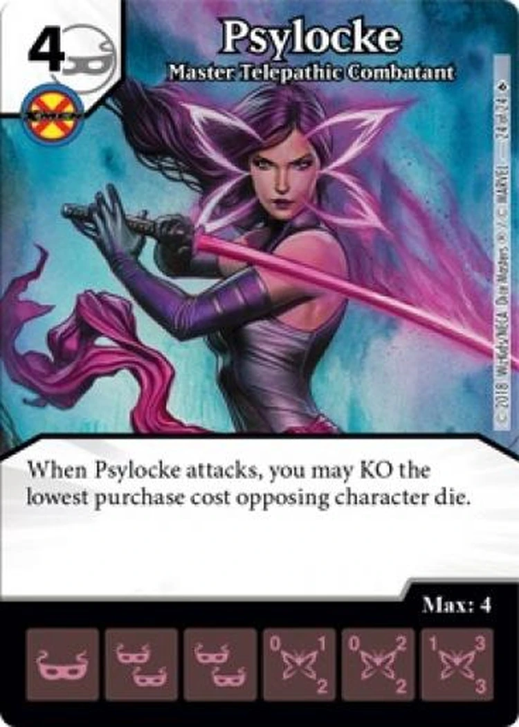 Psylocke - Master Telepathic Combatant (UXFTP) | CardGuide Wiki | Fandom