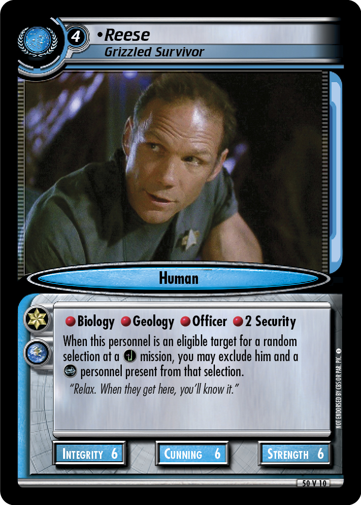 Reese Grizzled Survivor Tod Cardguide Wiki Fandom
