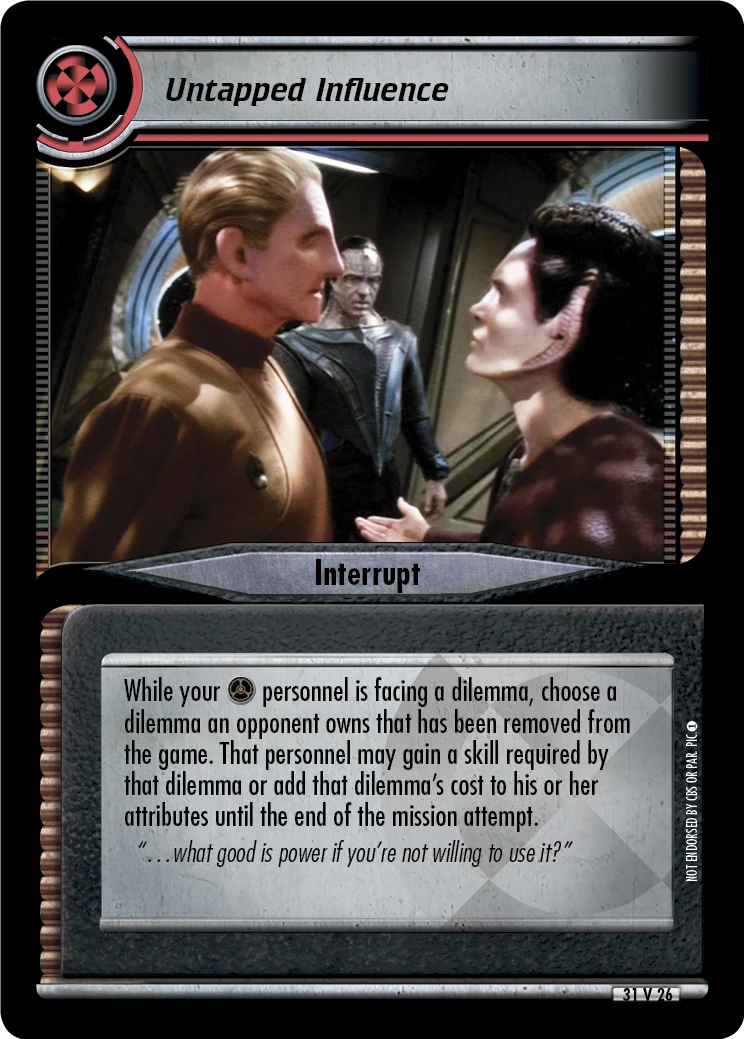 Untapped Influence (BoT) | CardGuide Wiki | Fandom