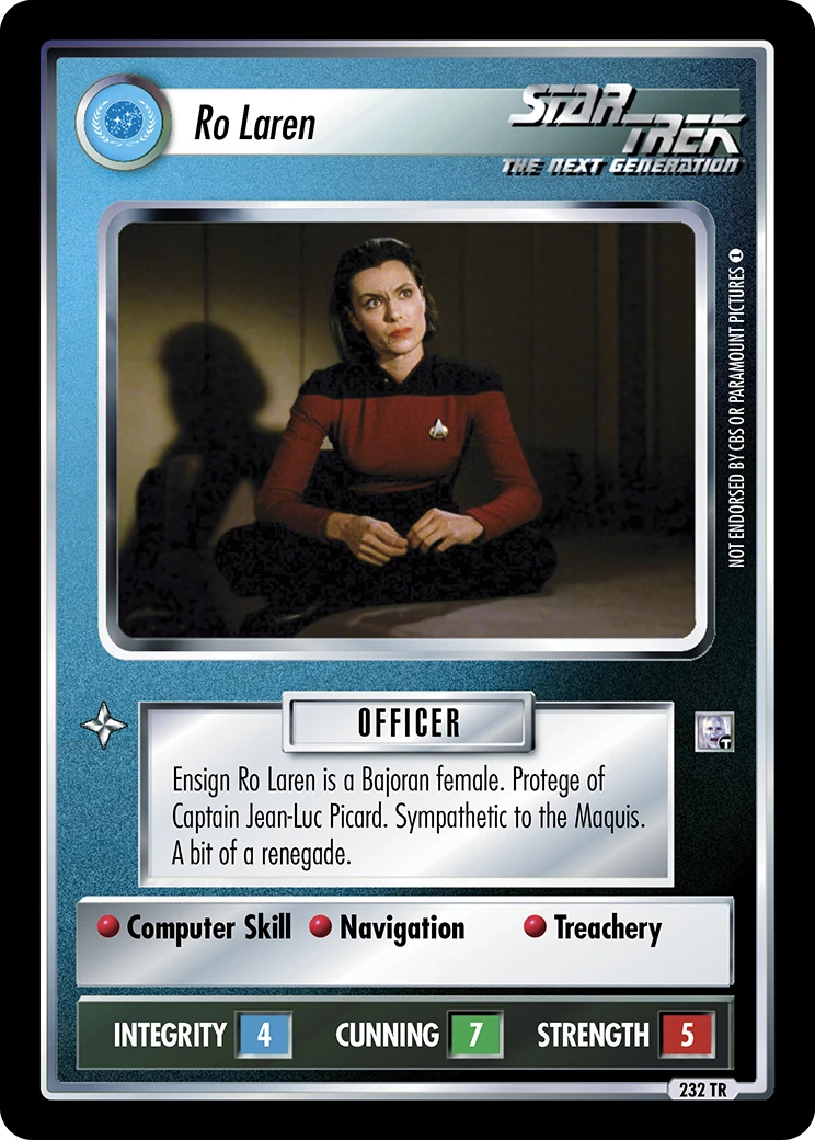 Ro Laren (PT) | CardGuide Wiki | Fandom