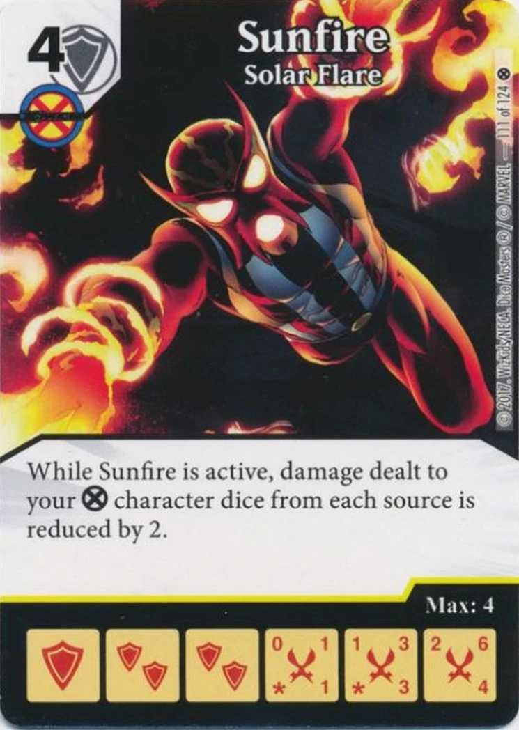 Sunfire - Solar Flare (XMFC) | CardGuide Wiki | Fandom