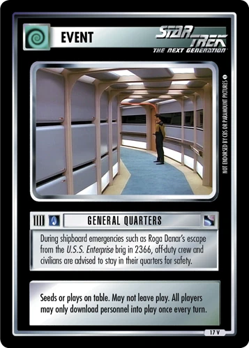 General Quarters (TNG) | CardGuide Wiki | Fandom