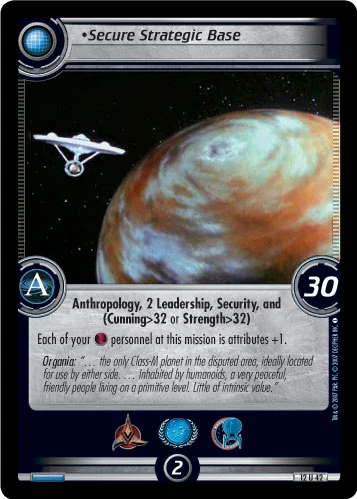 Secure Strategic Base (TATV) | CardGuide Wiki | Fandom