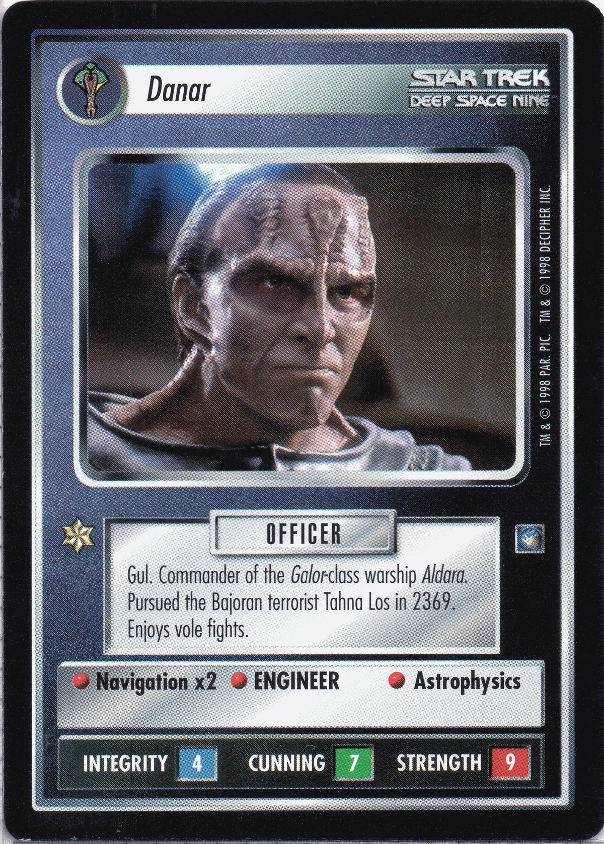 Danar (DS9) | CardGuide Wiki | Fandom