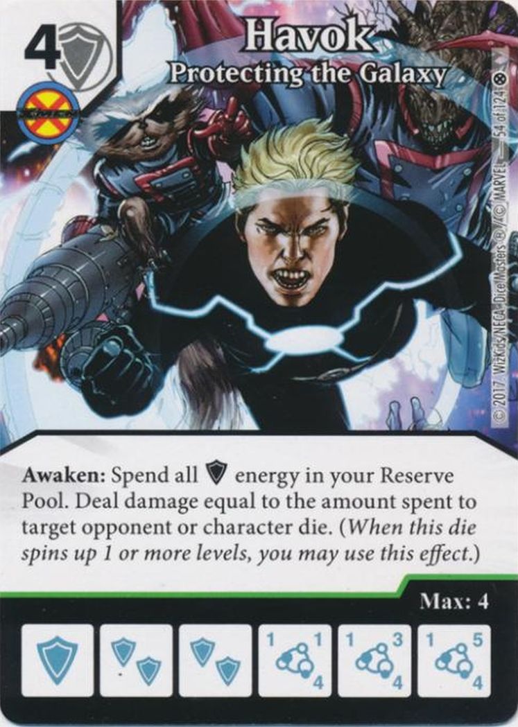 Havok Protecting The Galaxy Xmfc Cardguide Wiki Fandom