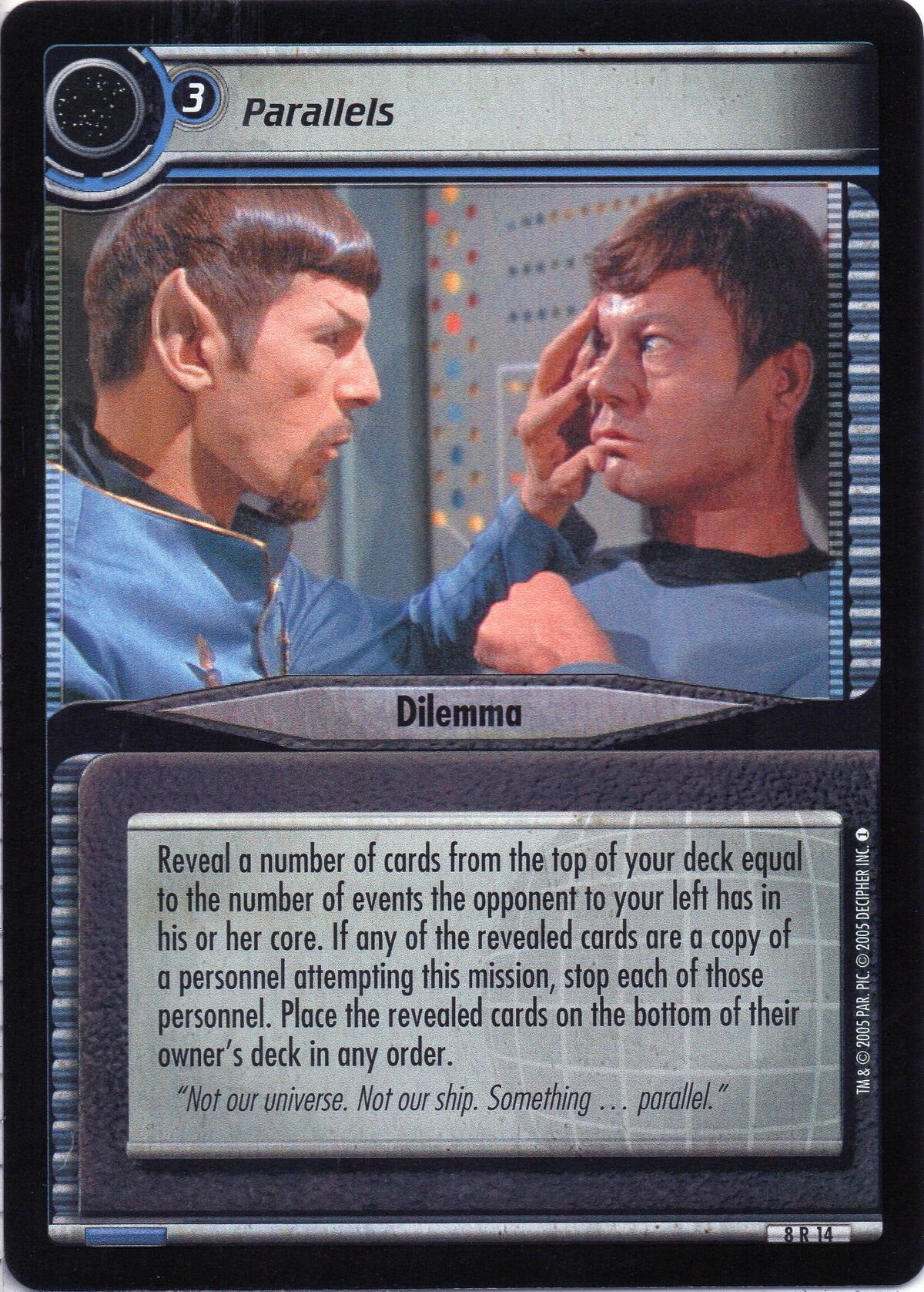 Parallels Tbg Cardguide Wiki Fandom