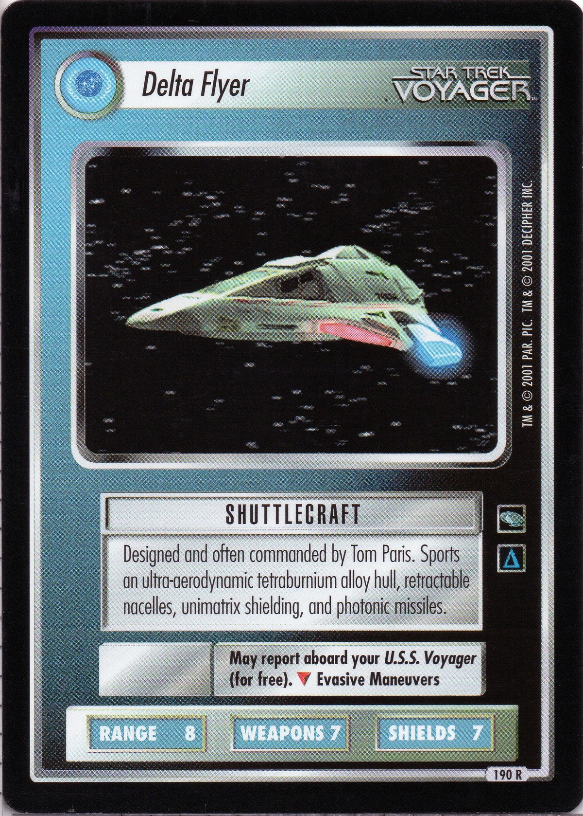 Delta Flyer (VOY) | CardGuide Wiki | Fandom