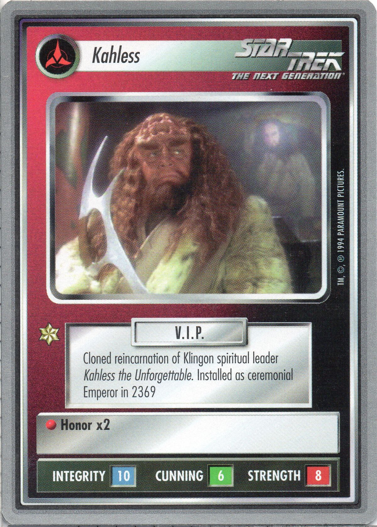 Kahless Ct Cardguide Wiki Fandom