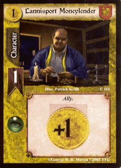 Lannisport Moneylender (WE) | CardGuide Wiki | Fandom