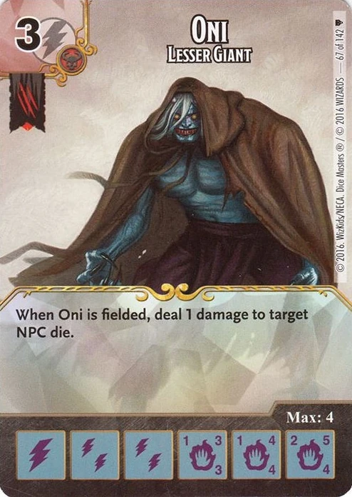 Oni - Lesser Giant (FUS) | CardGuide Wiki | Fandom