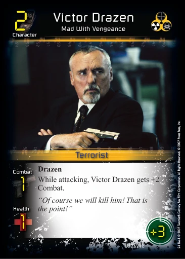 Victor Drazen - Mad With Vengeance (D0) (Elite) | CardGuide Wiki | Fandom