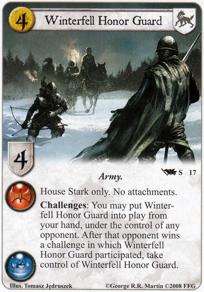 Winterfell Honor Guard (CS) | CardGuide Wiki | Fandom