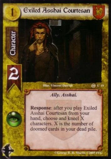 Exiled Asshai Courtesan (ASoT) | CardGuide Wiki | Fandom