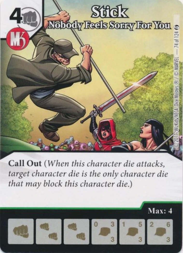 Stick - Nobody Feels Sorry For You (GotG) | CardGuide Wiki | Fandom