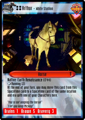Arthur - White Stallion (TM) | CardGuide Wiki | Fandom