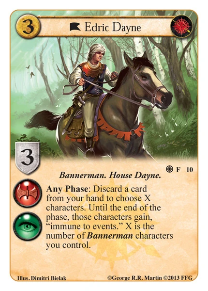 Edric Dayne (TBG) | CardGuide Wiki | Fandom