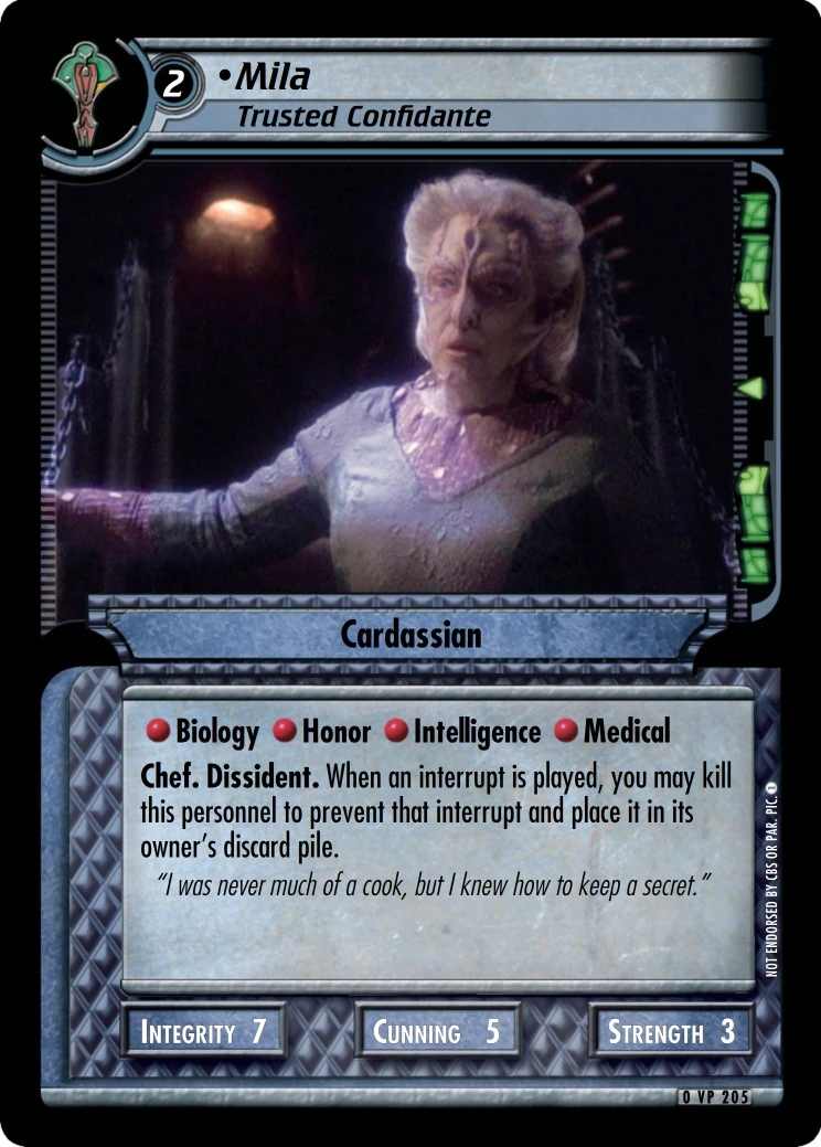 Mila - Trusted Confidante (Errata) (VP) | CardGuide Wiki | Fandom